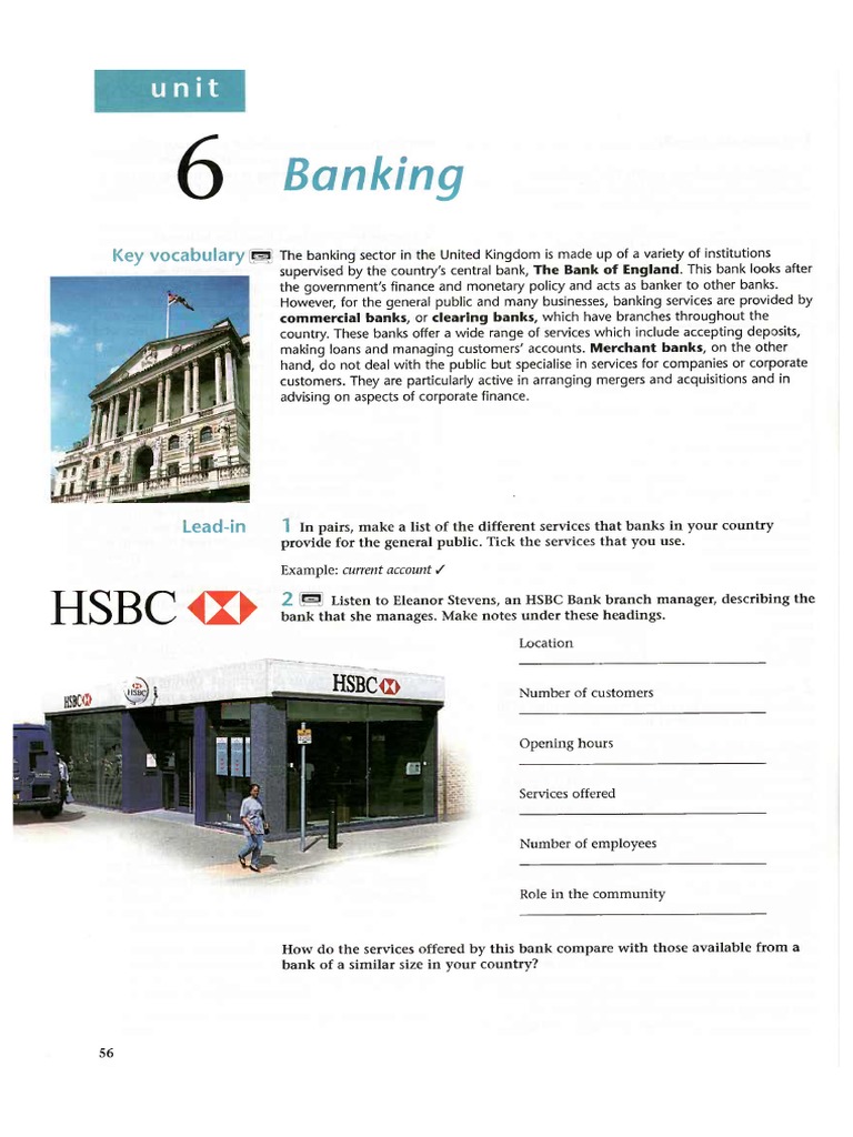 Unit 6 - Banking | PDF