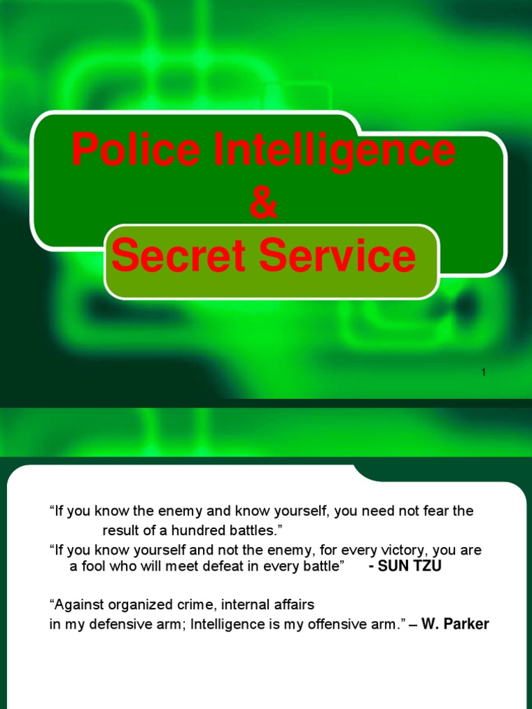Intelligence | PDF | Counterintelligence | Military Intelligence