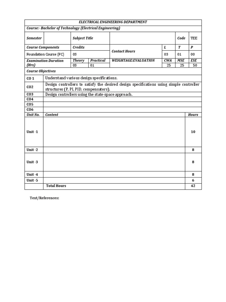 Control Systems Design Pdf