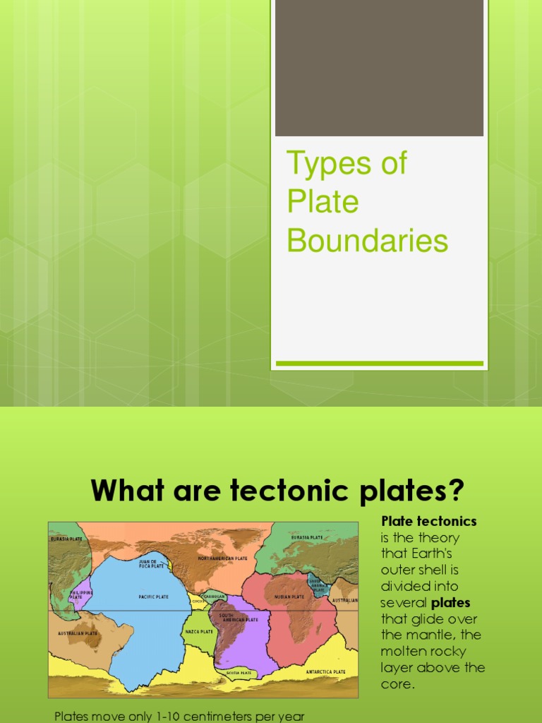 Plate Boundaries | PDF | Plate Tectonics | Global Natural Environment