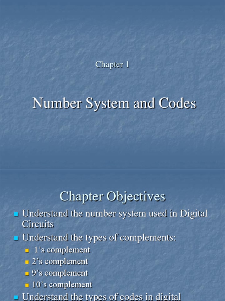 Summry PPT Chapter 1 | PDF | Binary Coded Decimal | Boolean Algebra