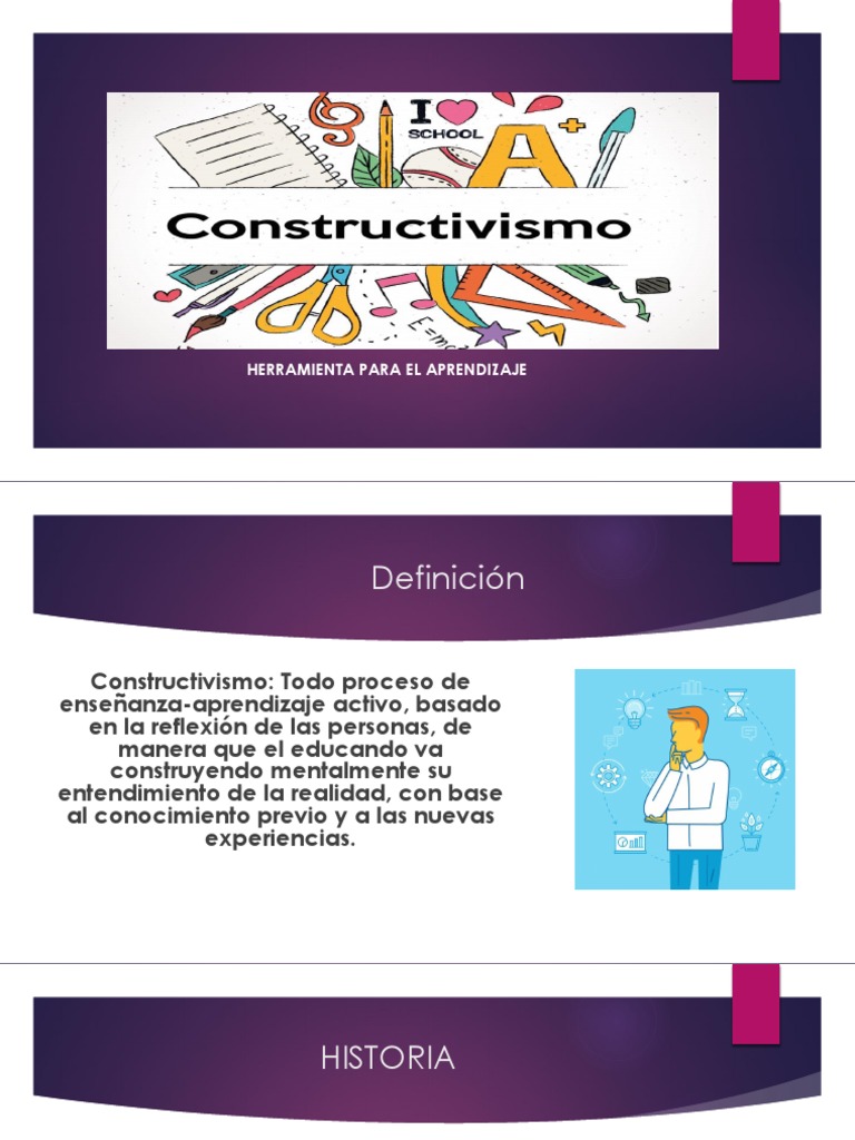 Constructivismo Exposicion | PDF | Constructivismo (filosofía de la educación) | Aprendizaje