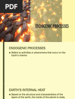 Endogenic Processes | PDF | Earthquakes | Fault (Geology)