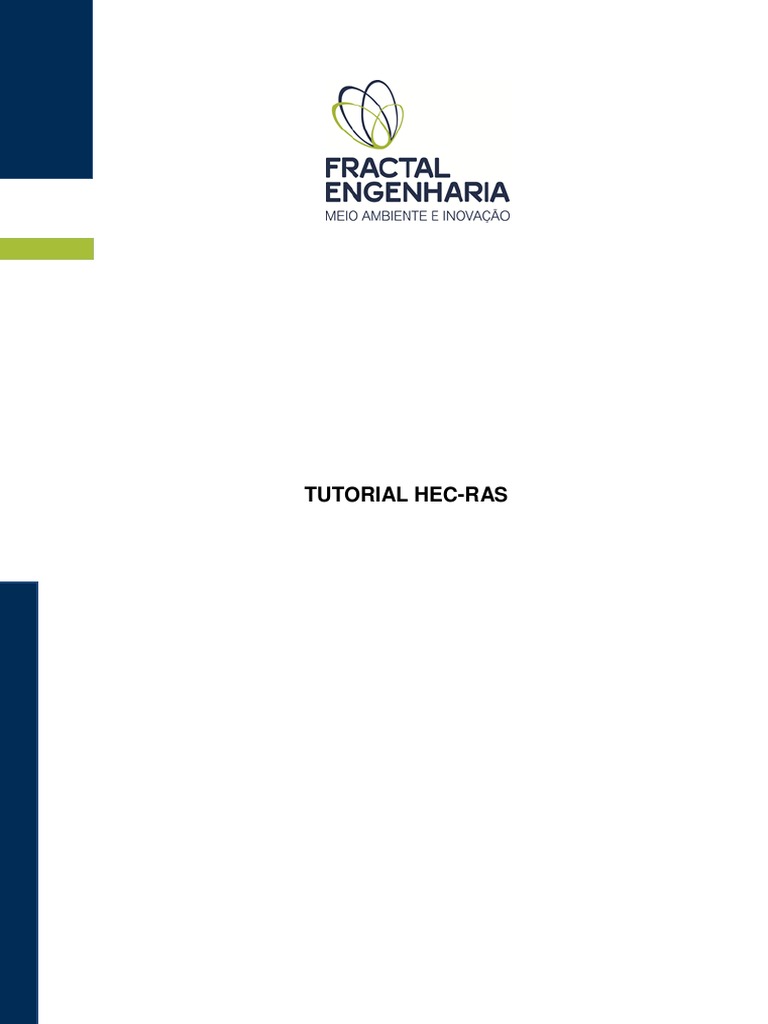Tutorial HEC-RAS Fractal Engenharia | PDF | Janela (informática ...