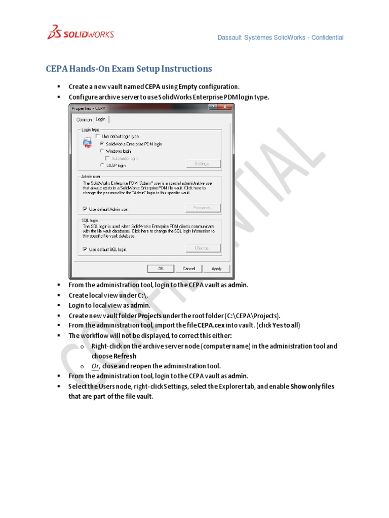 CEPA Hands-On Exam Setup Guide | PDF | Computer File | Login