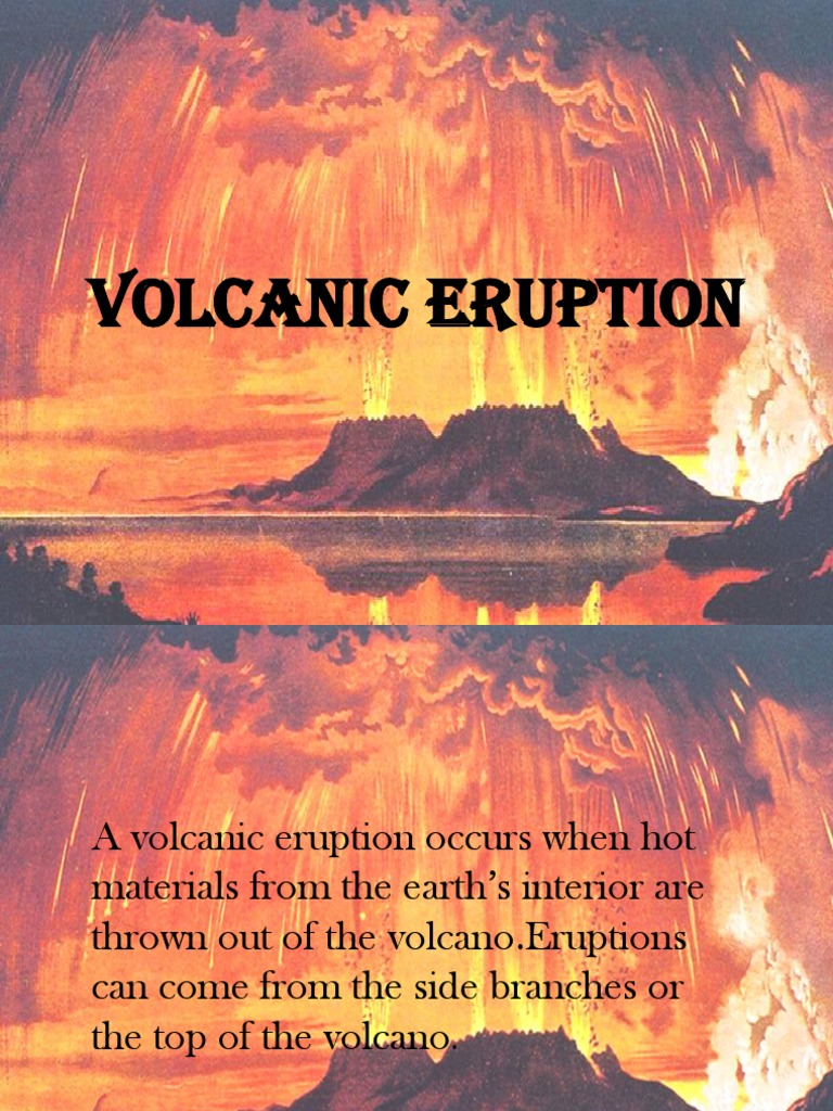 Volcanic Eruption | PDF | Volcano | Lava
