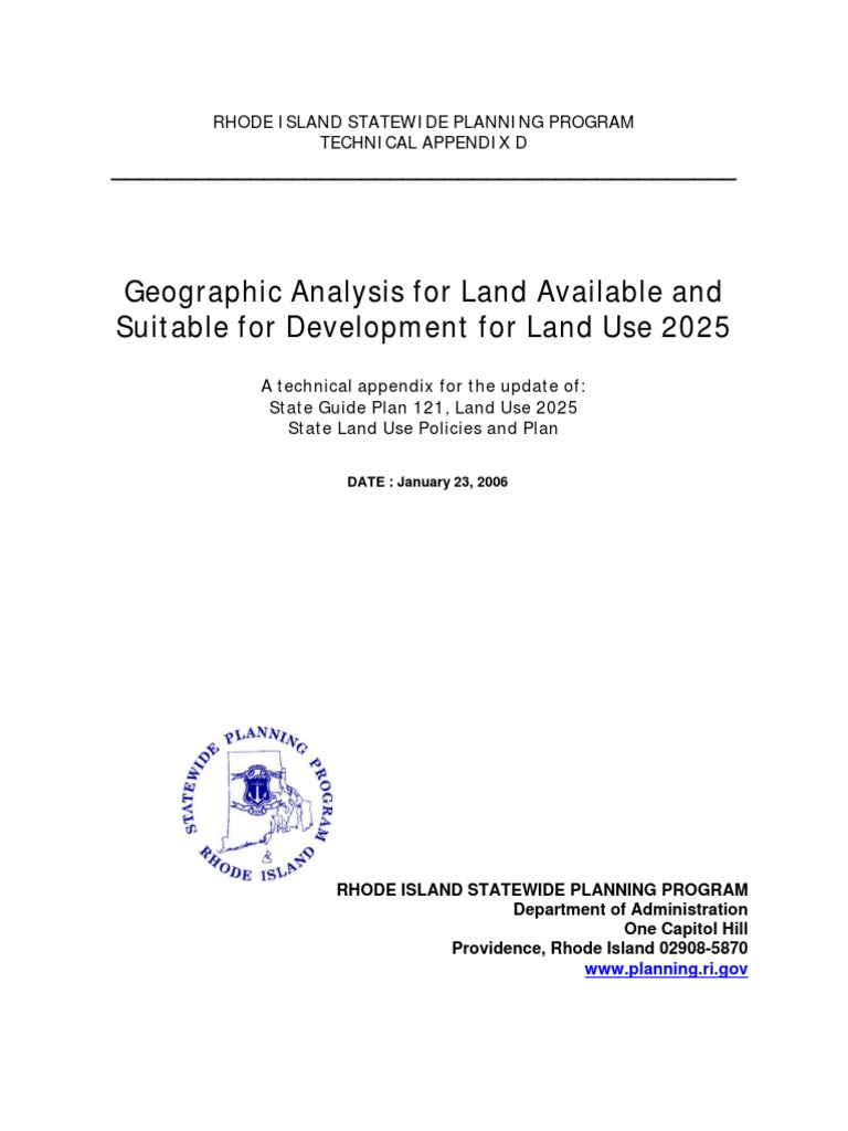 Land Suitability Analysis | PDF | Geographic Information System | Flood