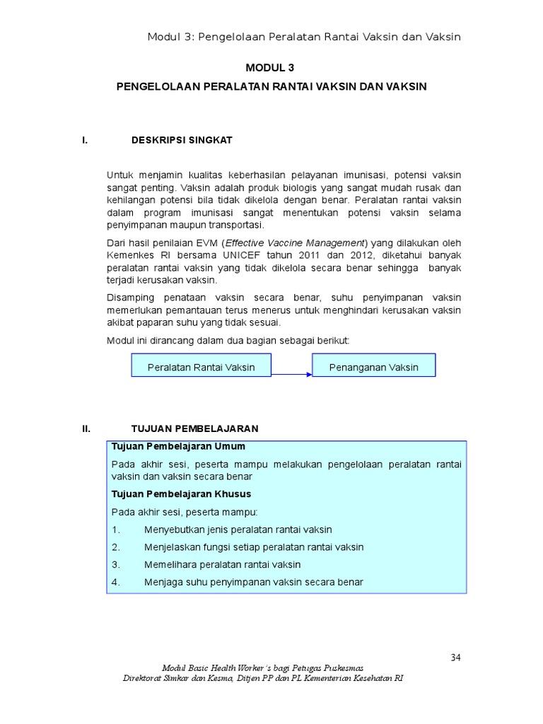 Modul 3 Pengelolaan Rantai Vaksin Vaksin Final Pdf