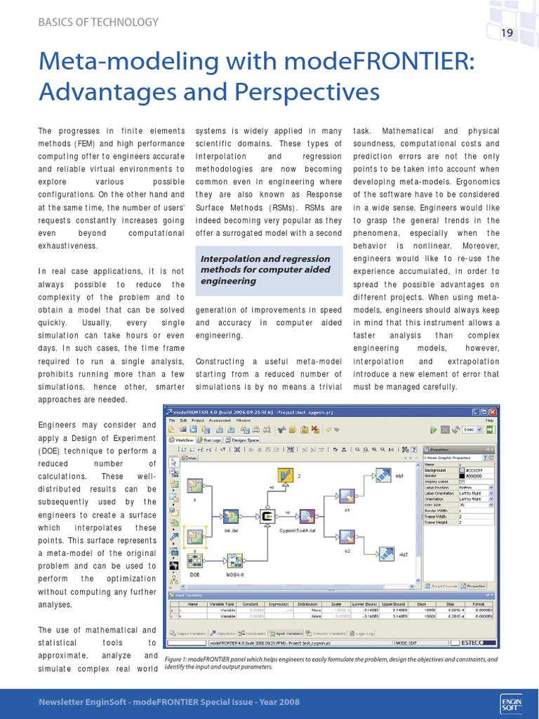 METAMODELS - Newsletter - Modefrontier PDF | PDF | Simulation ...