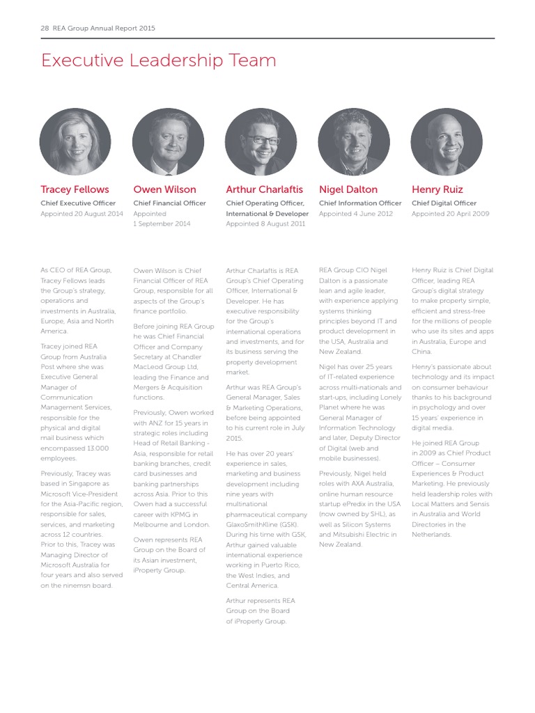 13 Executive Leadership Team | PDF | Chief Information Officer | Business