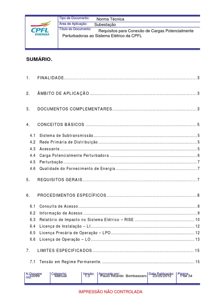 Ged 10099 PDF | PDF | Sistema de energia elétrica | Corrente elétrica