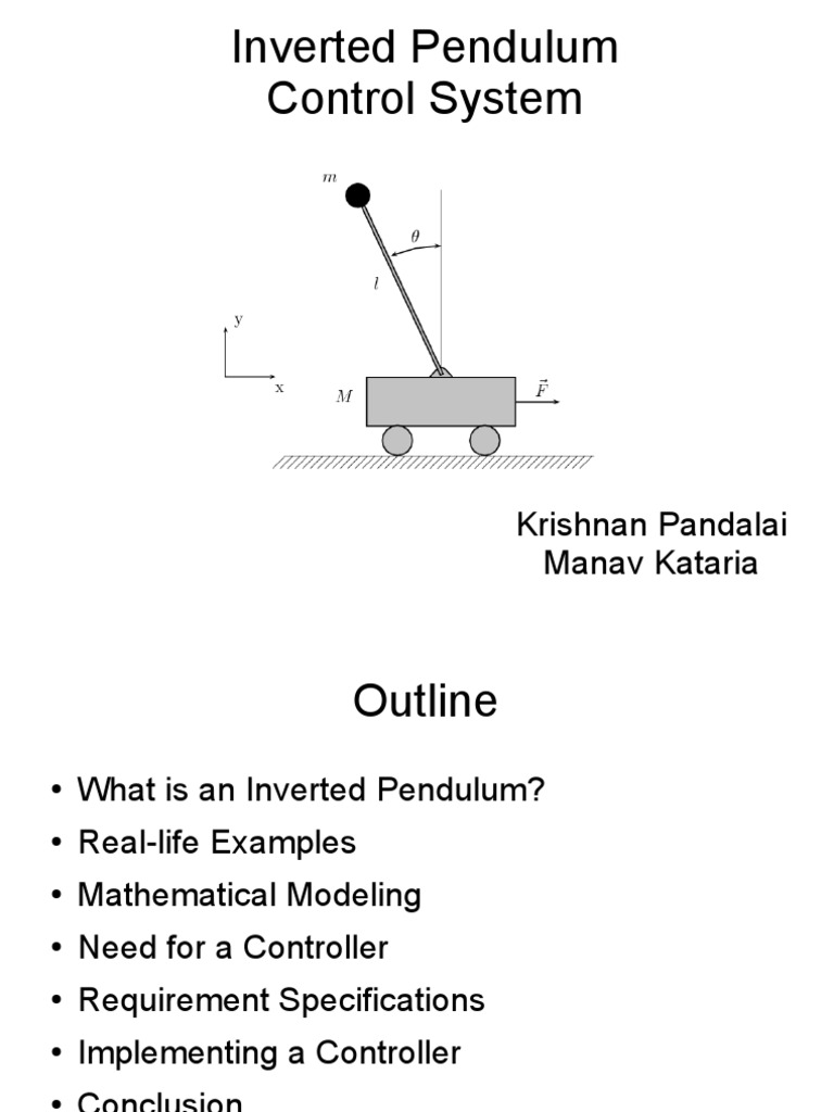 Inverted Pendulum Notes | PDF | Control Theory | Mathematical Physics