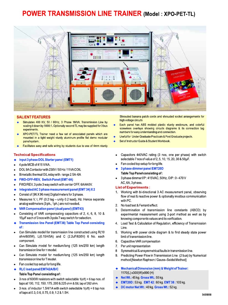 Transmission Line Trainer | PDF