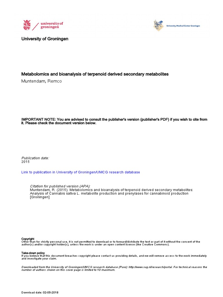 Metabolomic | PDF | Mass Spectrometry | Liquid Chromatography–Mass Spectrometry