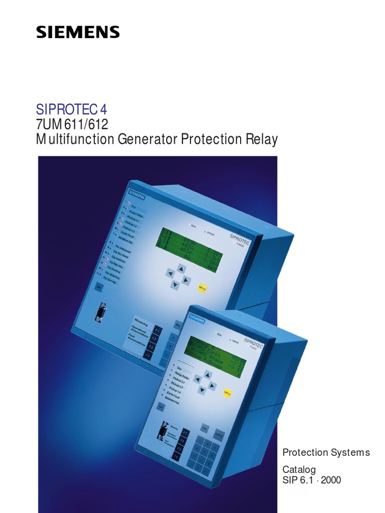 BR Siprotec4 PDF | PDF | Electric Generator | Relay