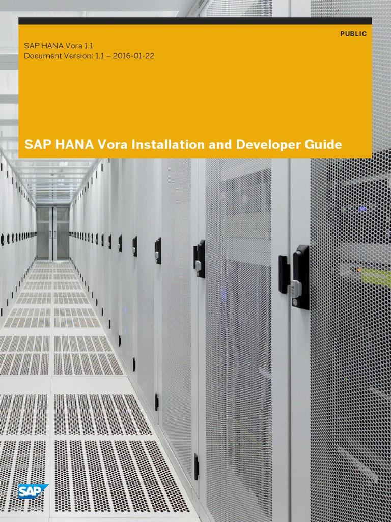 SAP HANA Vora Installation Developer Guide en | PDF | Apache Hadoop | Apache Spark