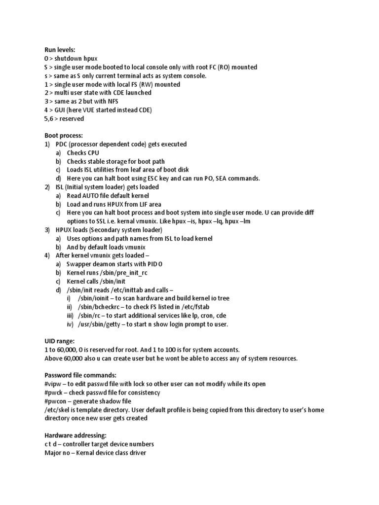 HPUX by Shrikant | PDF | Virtual Machine | Booting