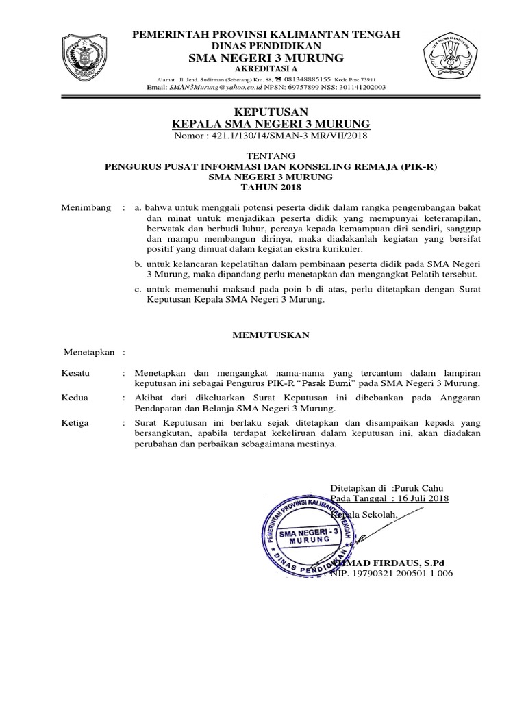 SK Pik R 2018 19 Ok | PDF