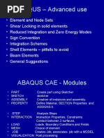 Shell Elements in Abaqus | PDF | Stress (Mechanics) | Cartesian ...