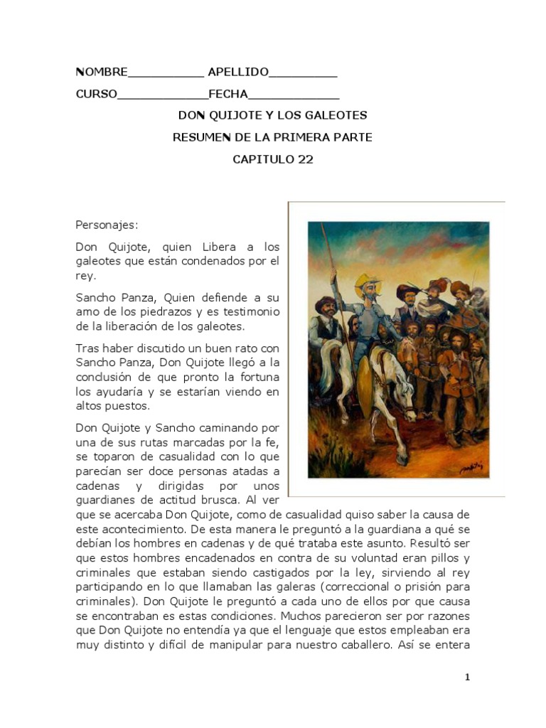 Cuentos de Los Galeotes | PDF | Don Quijote