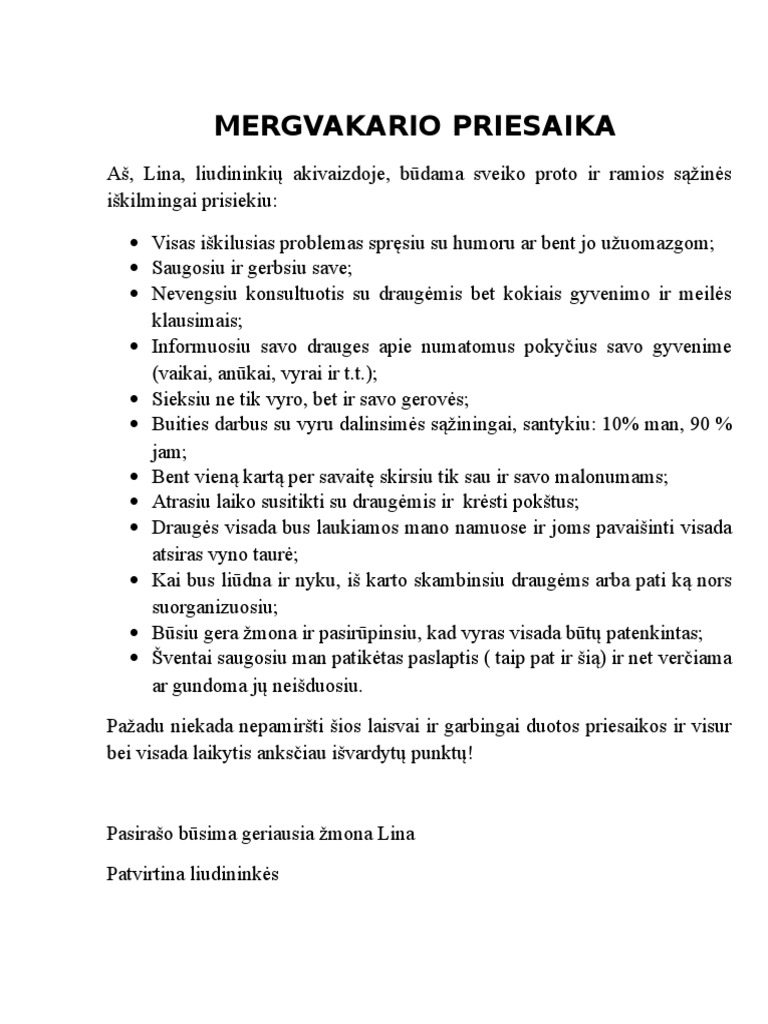 MERGVAKARIO Priesaika | PDF
