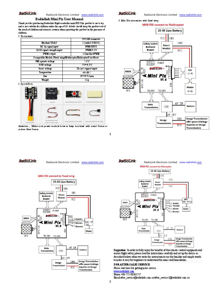 Radiolink Mini Pix User Manual PDF | PDF | Electronics | Computer ...