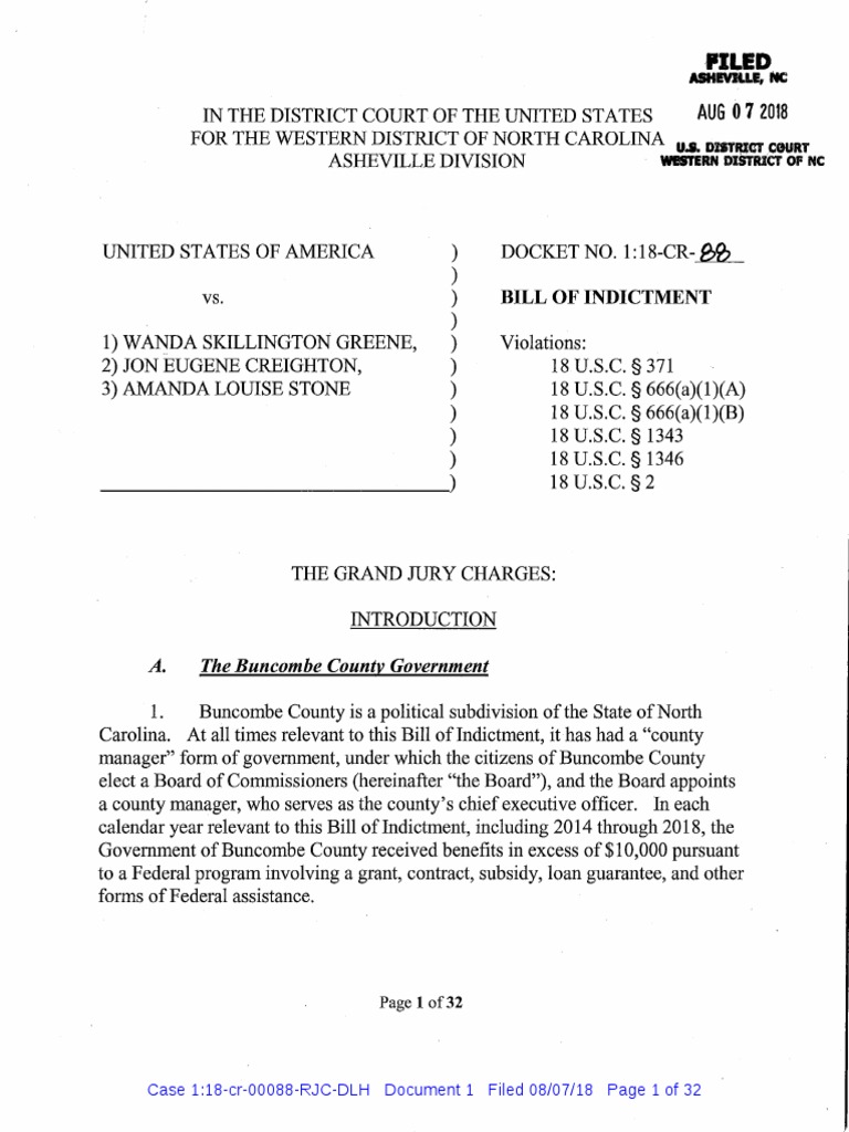 As Filed - Indictment | PDF