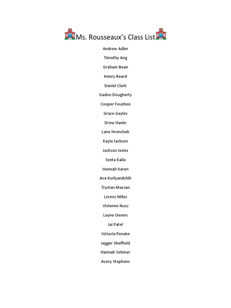 class-list-pdf