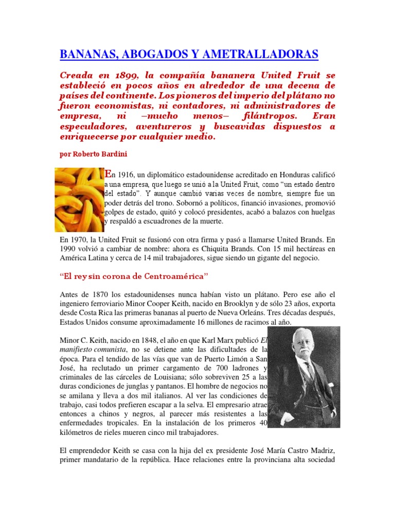 Enclave Bananero | Costa Rica | Honduras