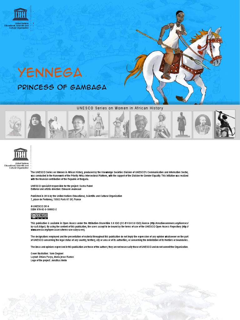 Yennega: Princess of Gambaga | PDF | Burkina Faso | Unesco