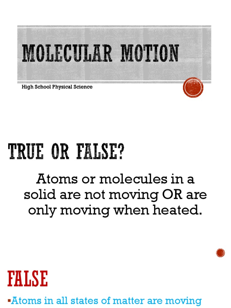 Molecular Motion Hsps | PDF