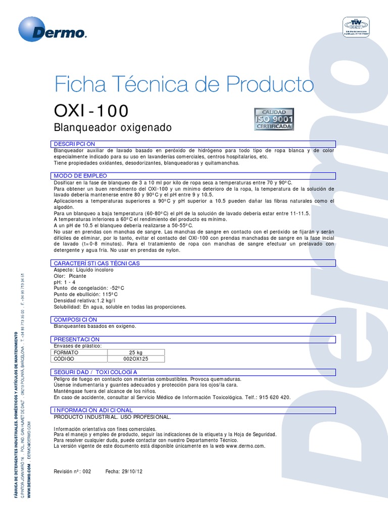 Oxi-100 Es | PDF