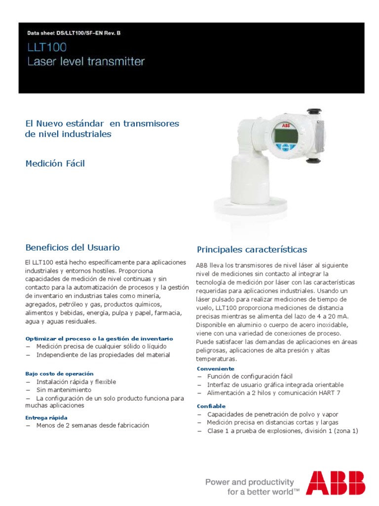DS Abb LLT100 PDF | PDF | Naturaleza