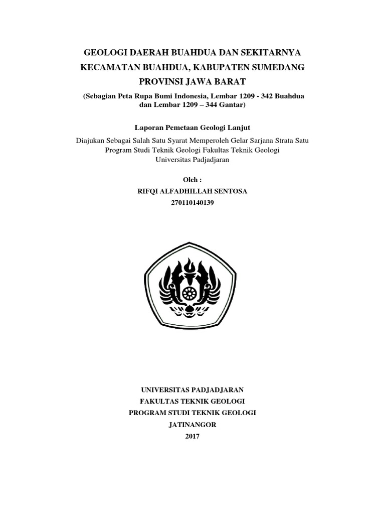 Cover Pemetaan Geologi Unpad | PDF