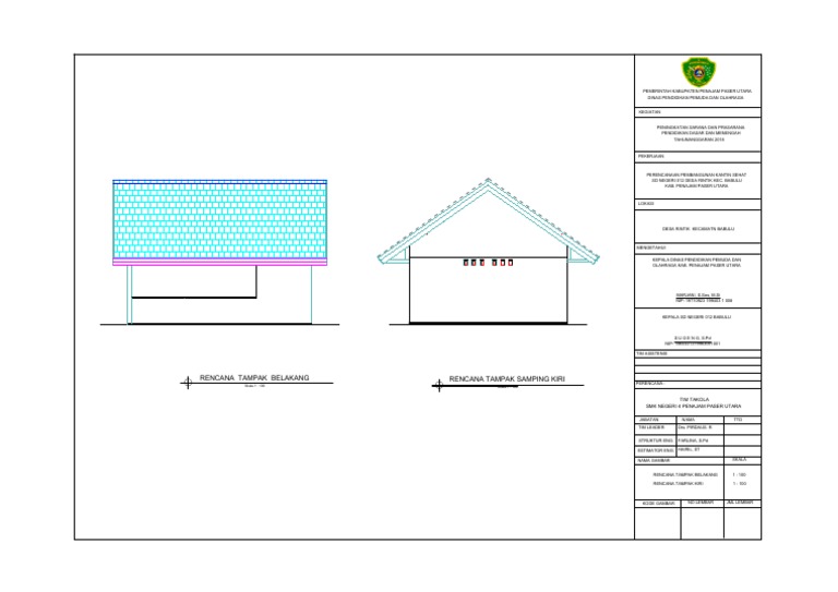 DENAH KANTIN Drawing2-Model.2 PDF | PDF