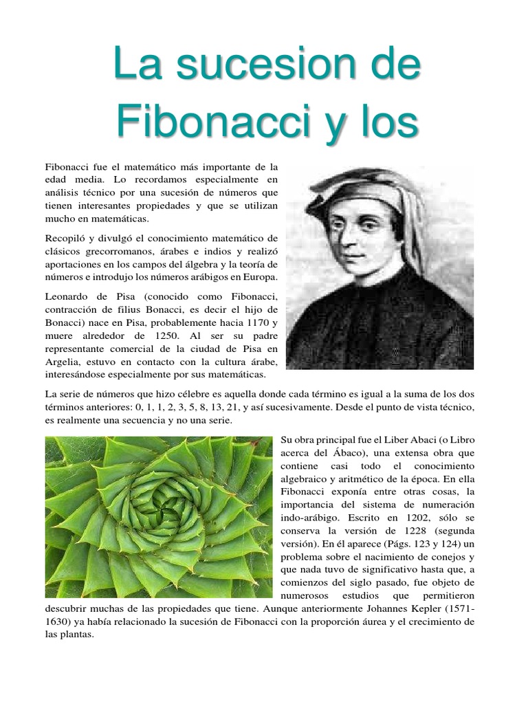 Fibonacci y Conejos | PDF | Enseñanza de matemática | Science