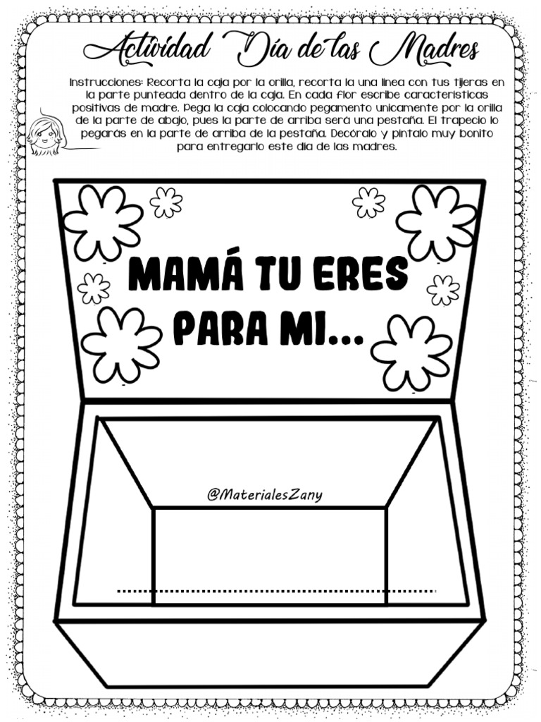 Actividad creativa para el Día de la Madre | PDF