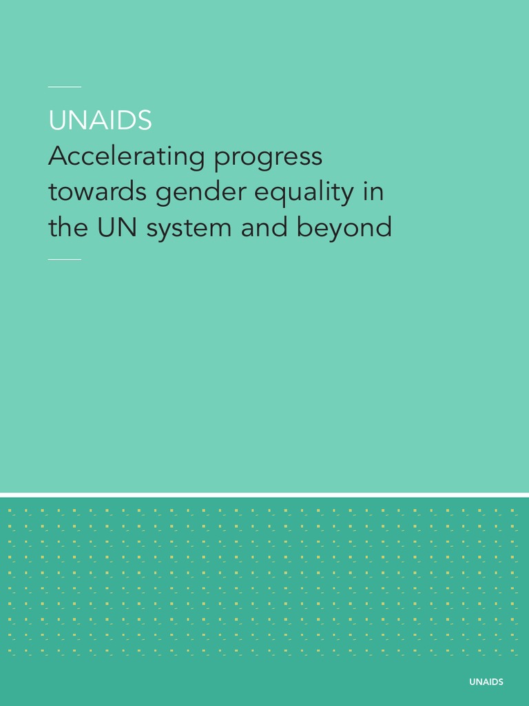 Gender Brochure | PDF | Joint United Nations Programme On Hiv/Aids ...