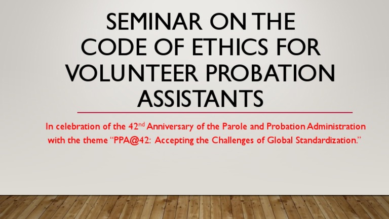 Seminar Code of Ethics | PDF