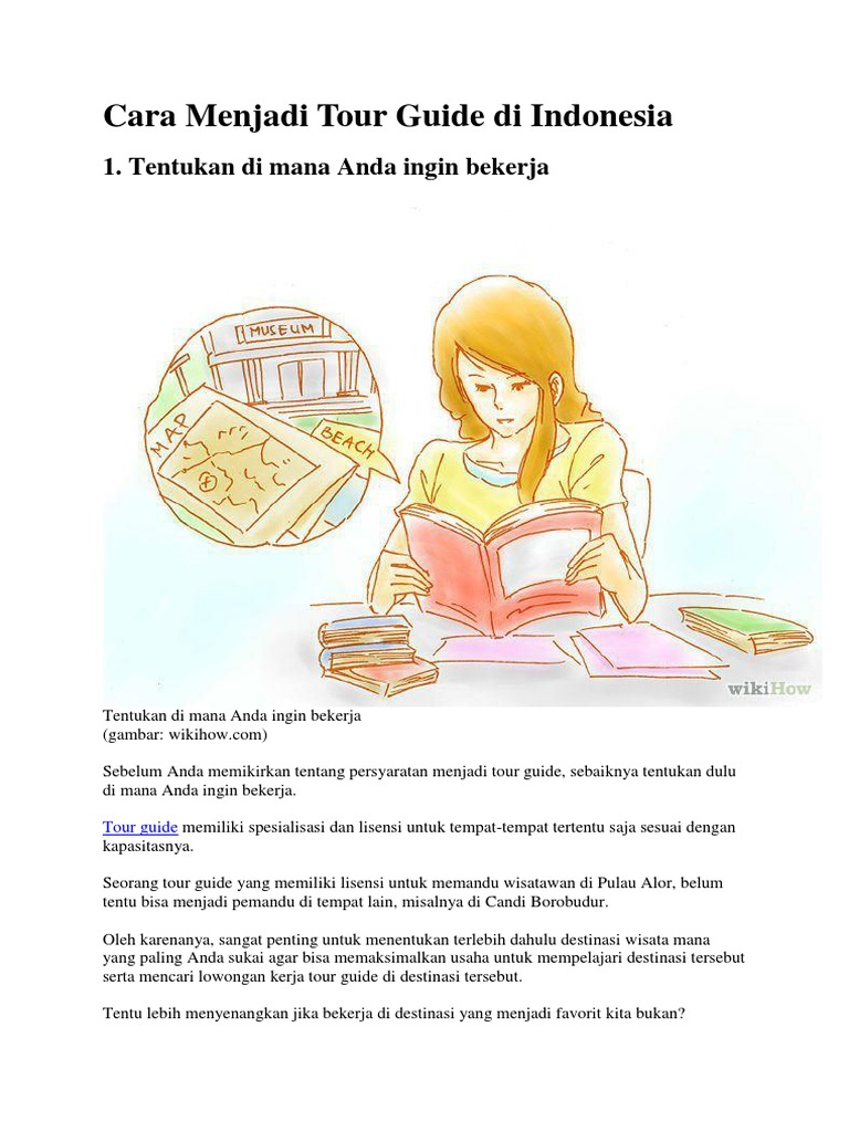 Cara Menjadi Tour Guide Di Indonesia | PDF