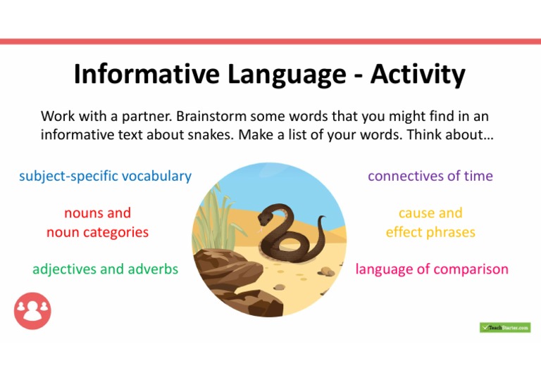 Informative Language Task | PDF