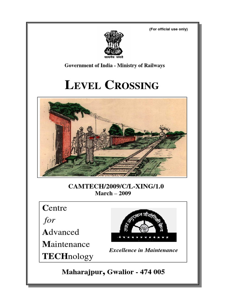 Handbook On Level Crossing PDF | PDF | Rail Transport | Road