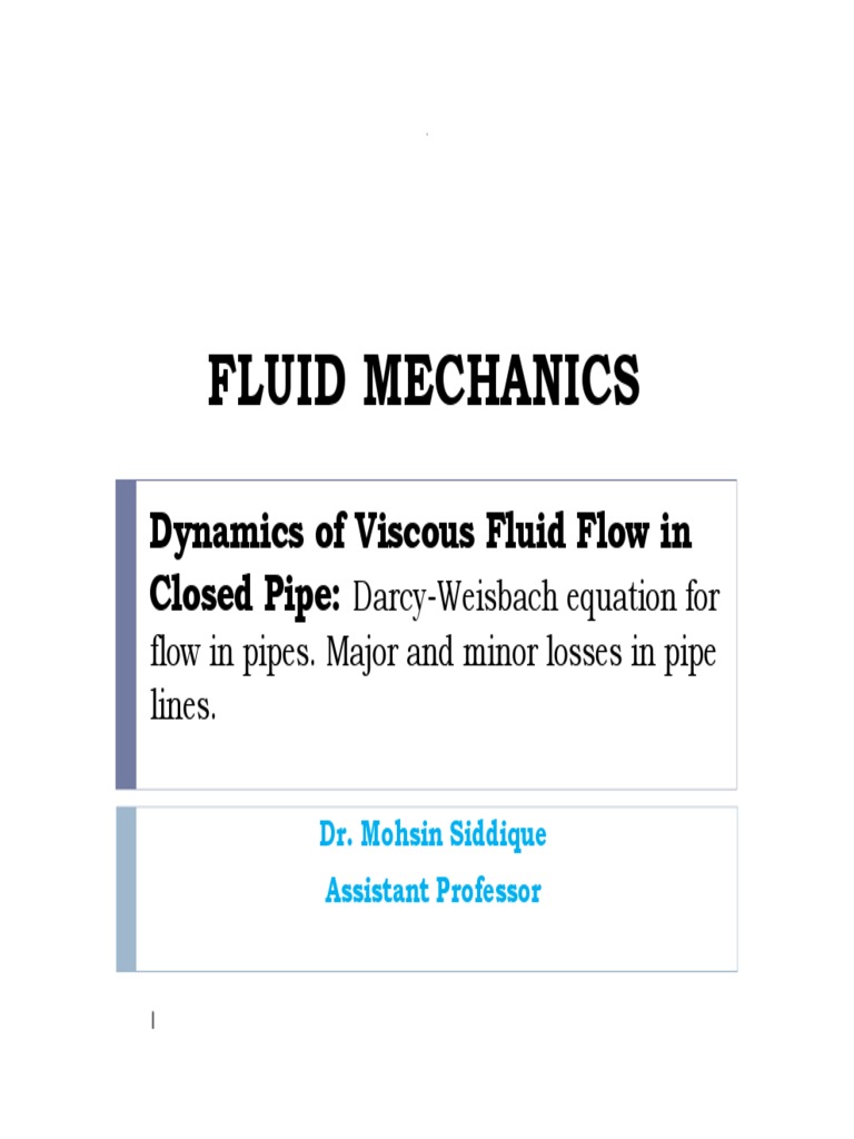 Losses in Pipes | PDF | Reynolds Number | Fluid Dynamics