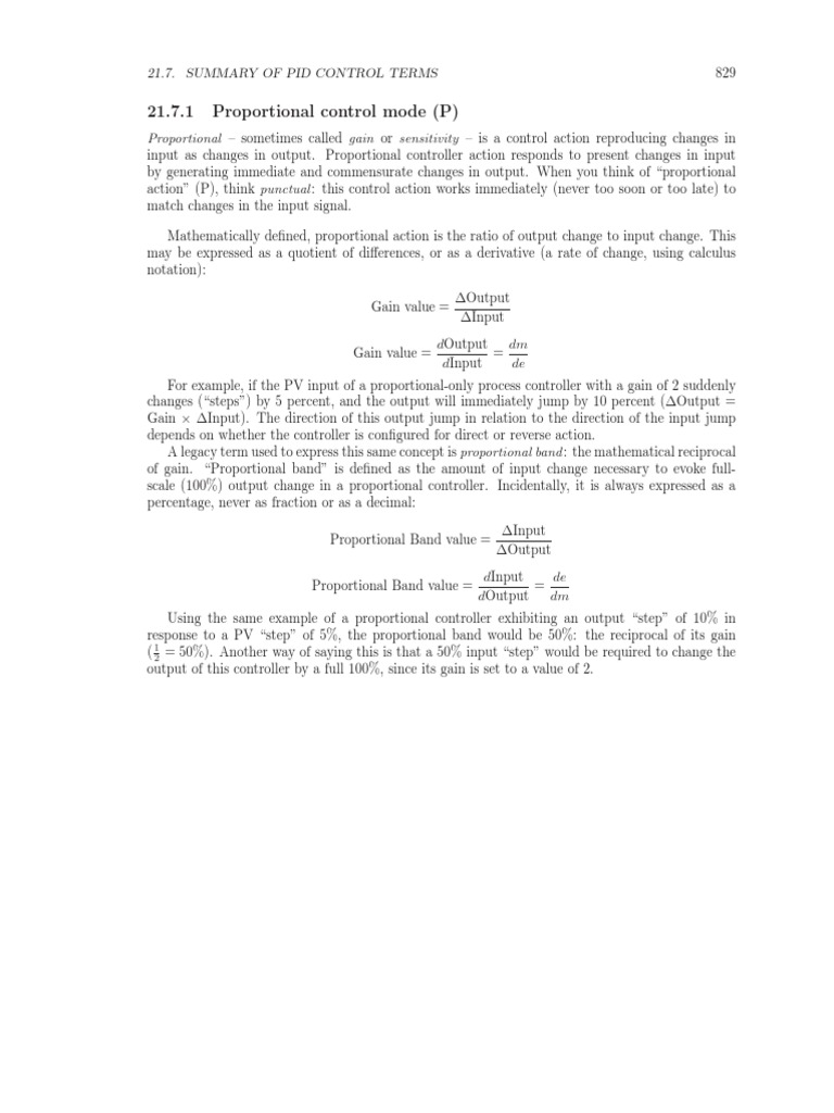 Pid Understanding | PDF | Control Theory | Analysis