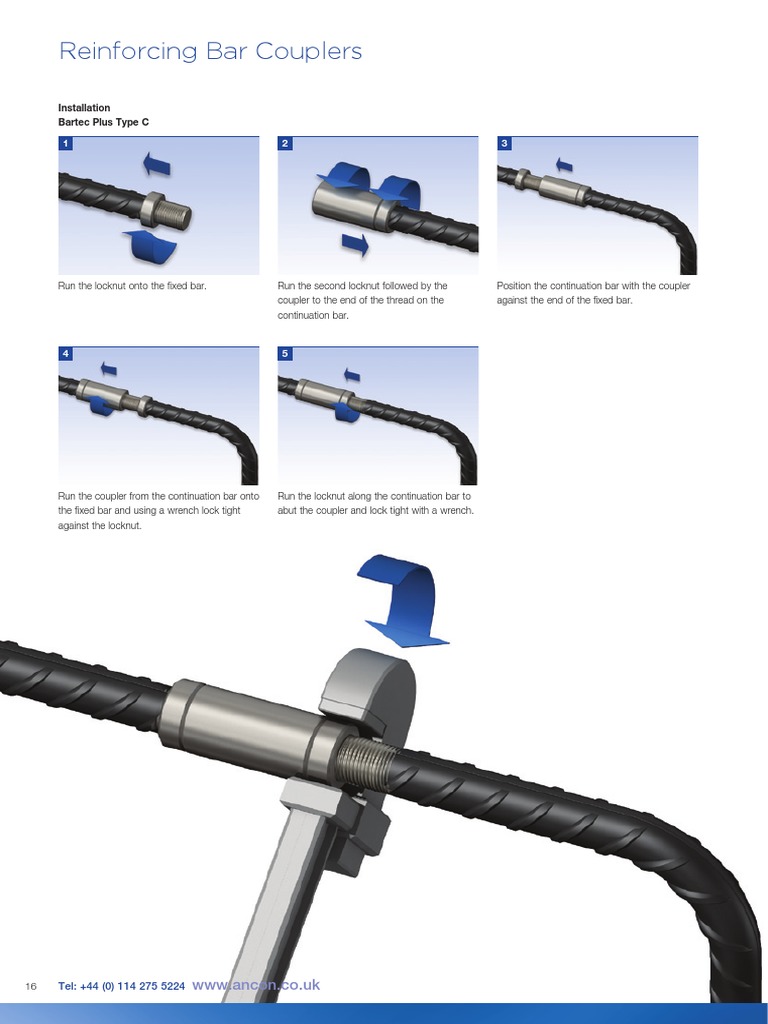 Reinforcing Bar Couplers-UK-IRE-Edition July 2017 16 | PDF