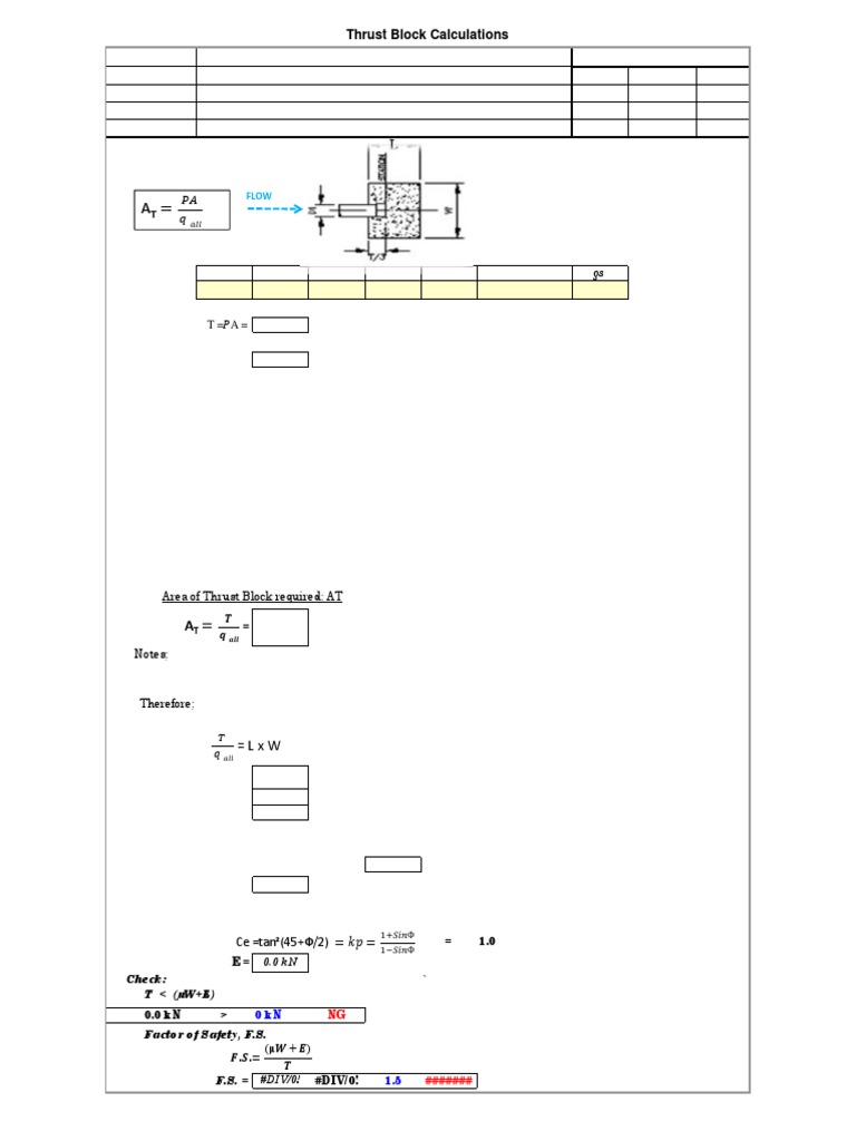 Thrust Block-End Cap | PDF