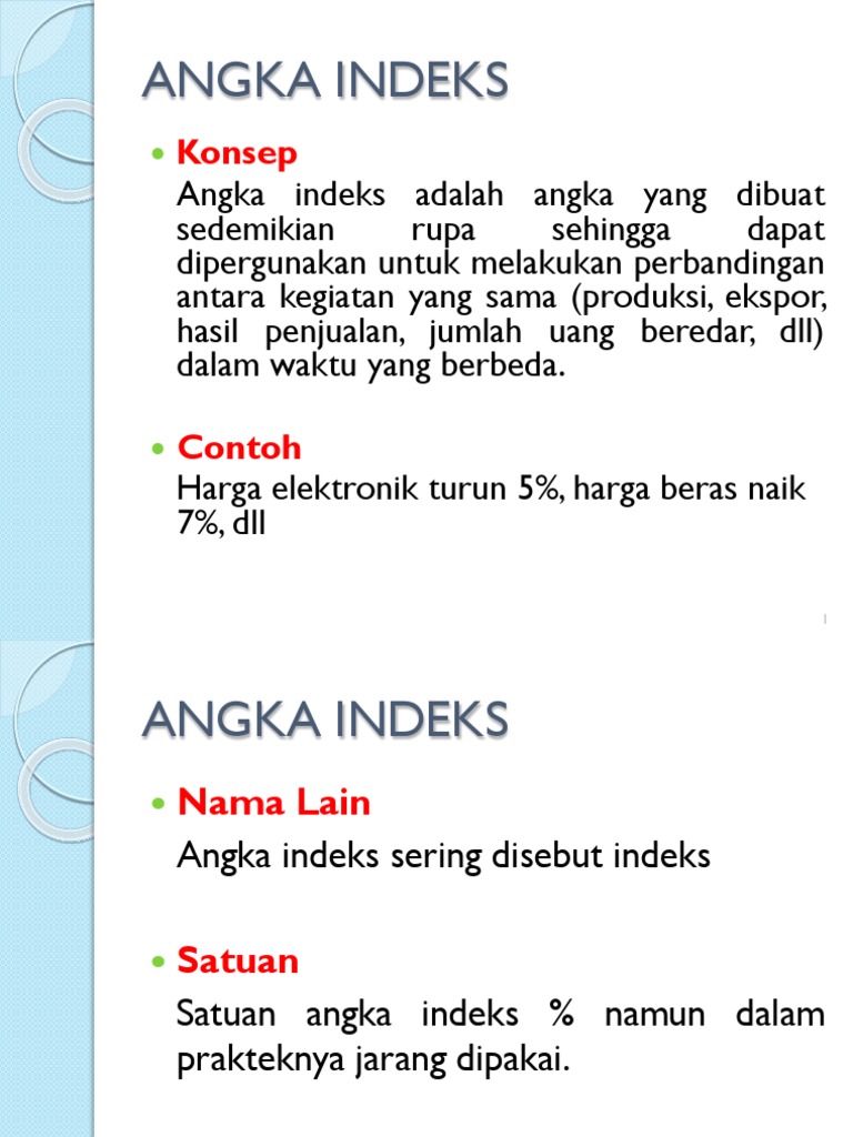 Angkan Indek | PDF