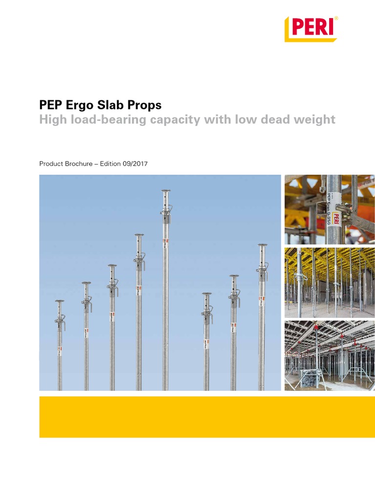 PEP Ergo Slab Props: High Load-Bearing Capacity With Low Dead Weight ...