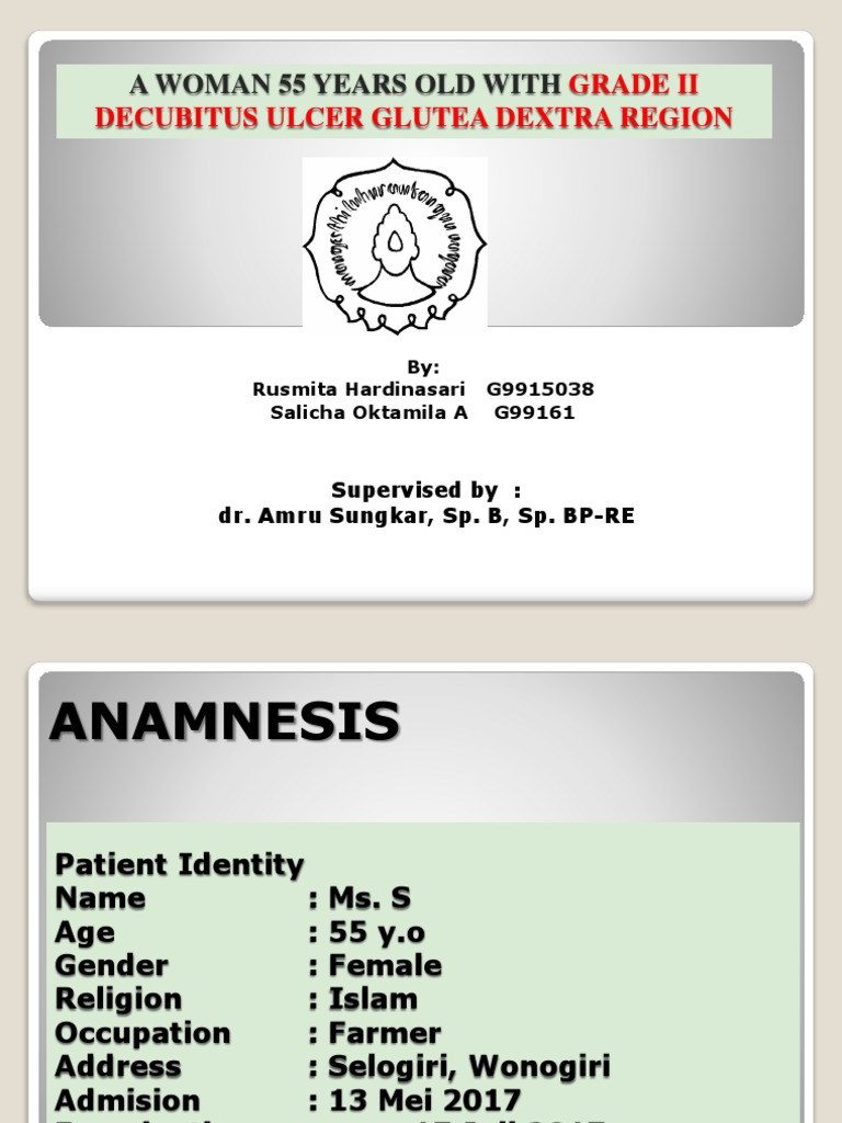 Grade II Decubitus Ulcer Case Study | PDF | Biopsy | Sepsis