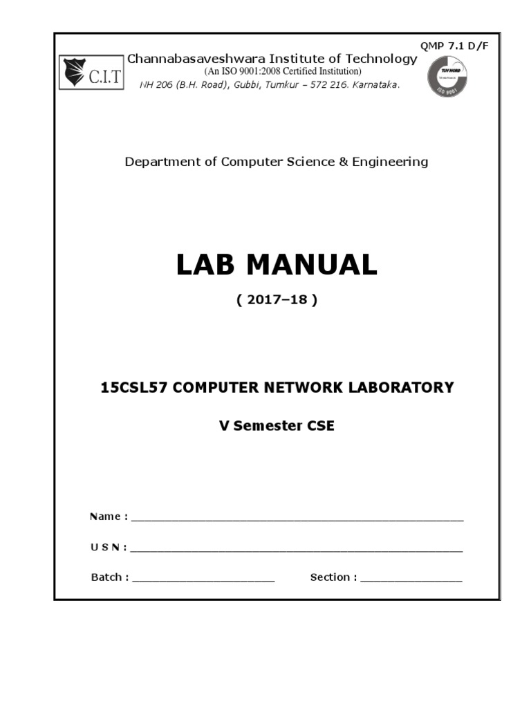 Network Lab Manual | PDF | Transmission Control Protocol | Computer Network